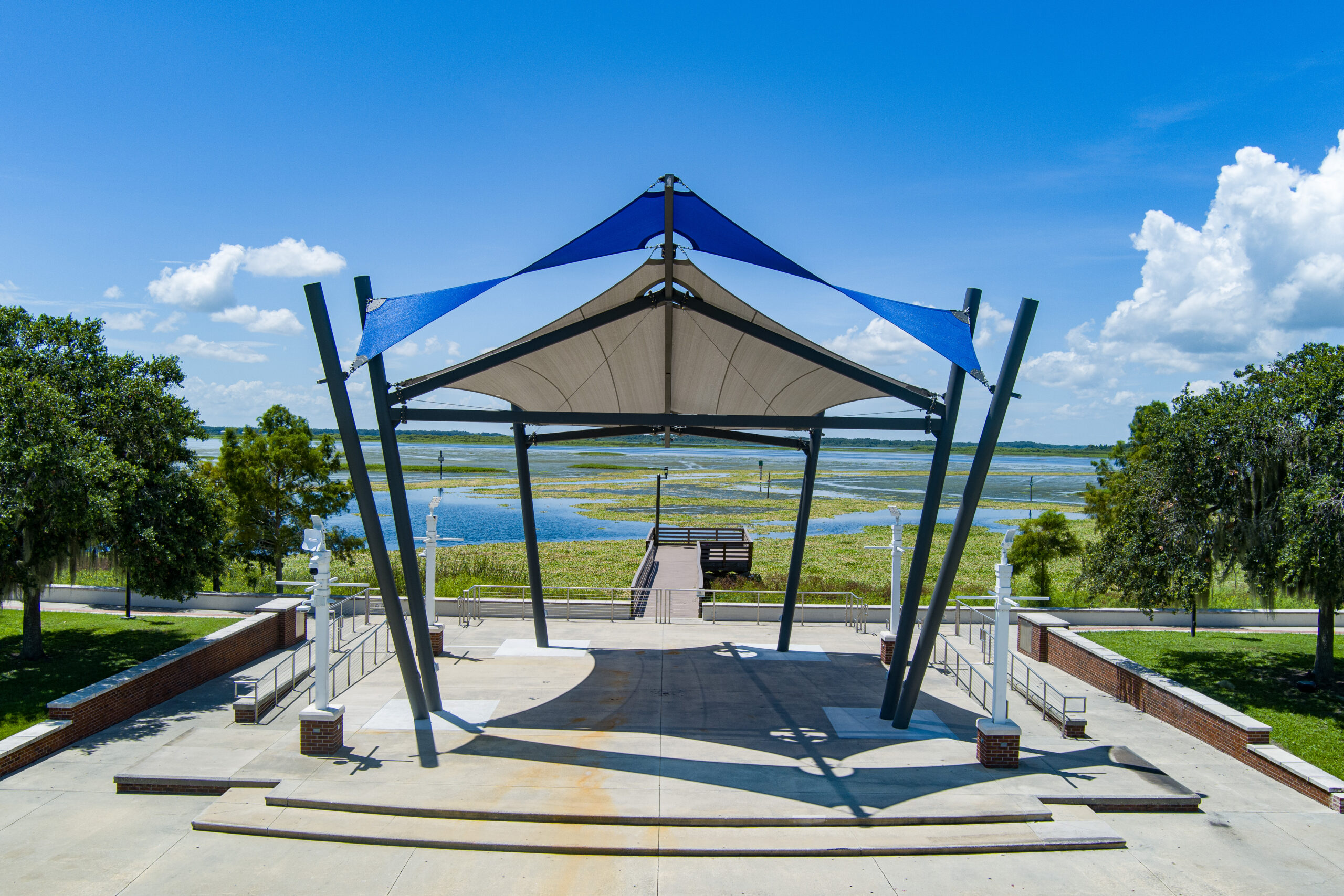Kissimmee Lakefront Park Stage Shade - Rep Services, Inc